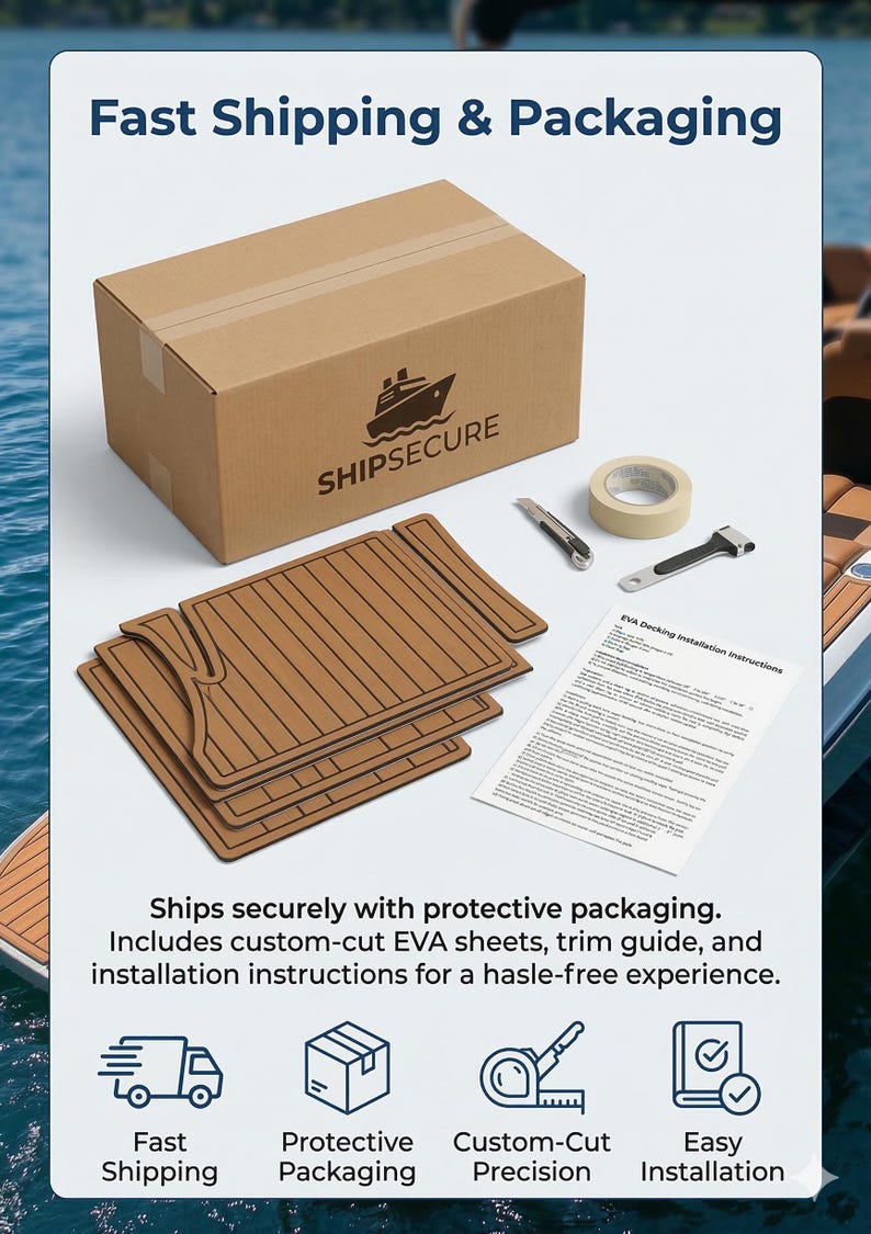 1998-2003 Searay 340 Sundancer EVA Faux Teak Marine Decking Kit - Etsy
