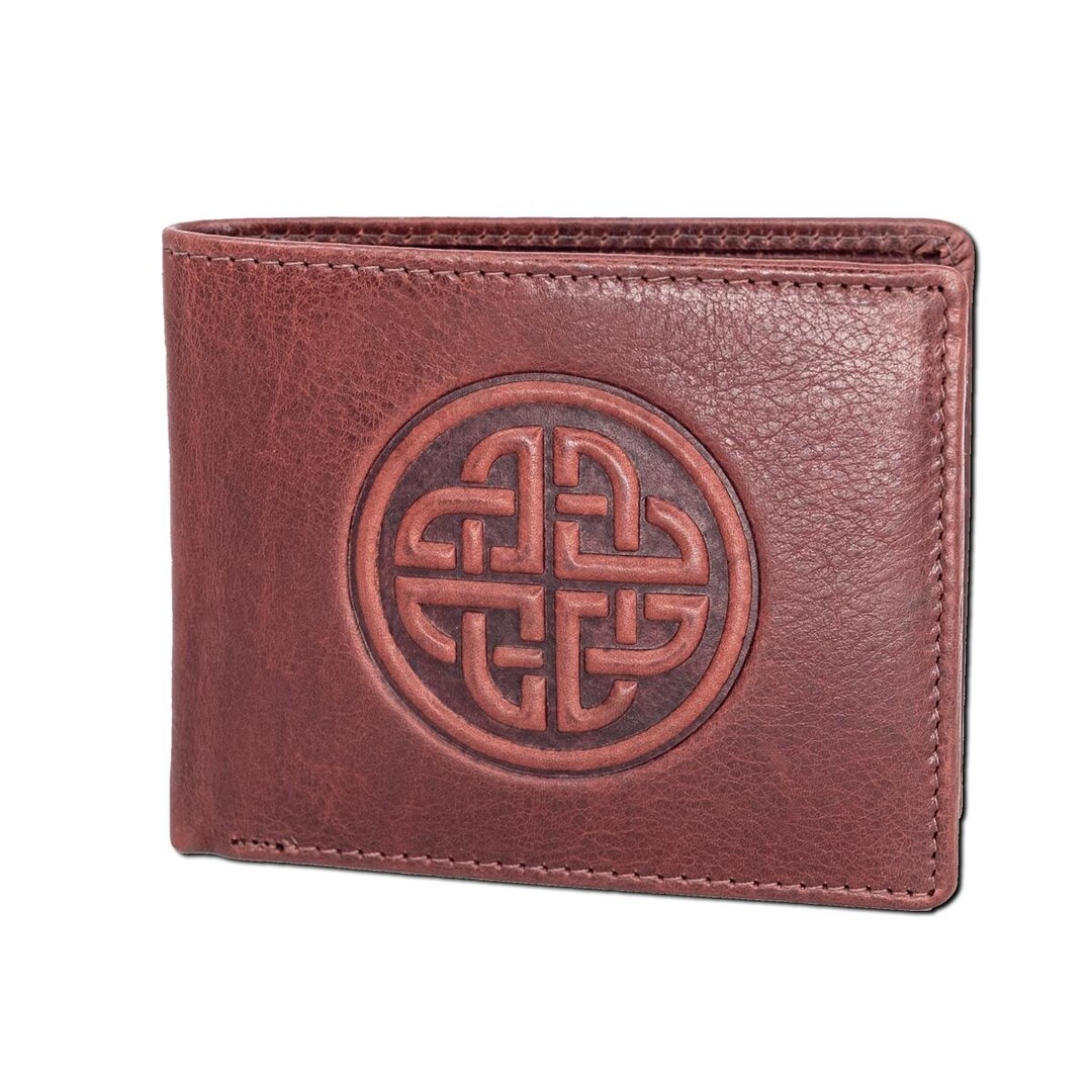 Conan Celtic Embossed Leather Wallet - Etsy