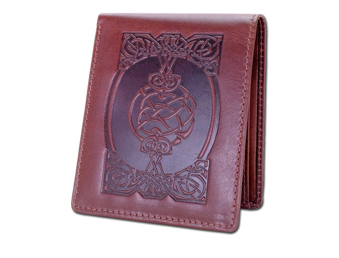 Embossed Men's Celtic Wallet With Pocket - Etsy