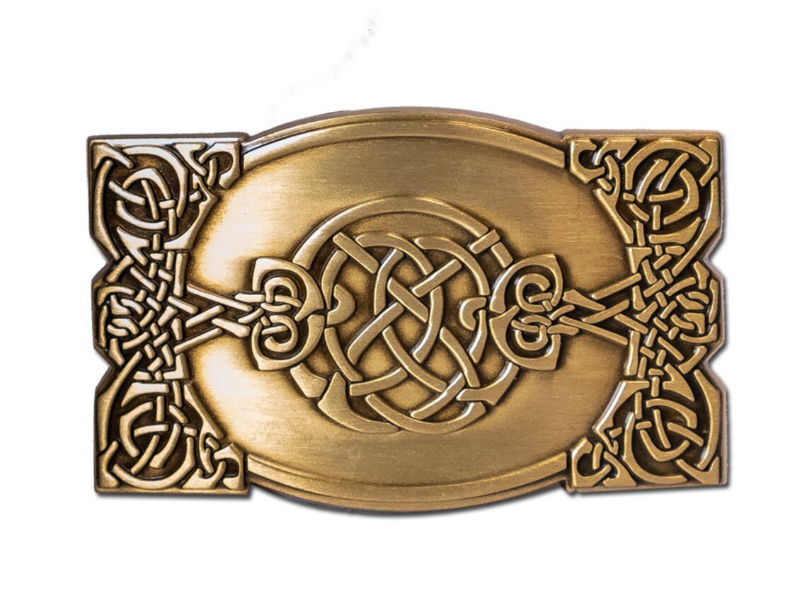Celtic Knot Belt Buckle - Etsy