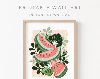 Watermelon Art | Etsy