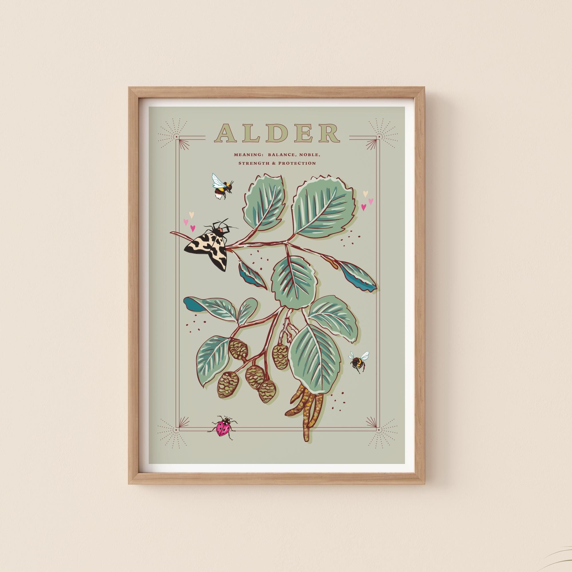 Alder Tree Wall Art Print - Etsy