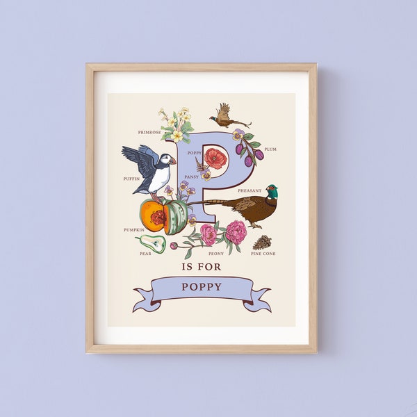 Letter P Print - Etsy