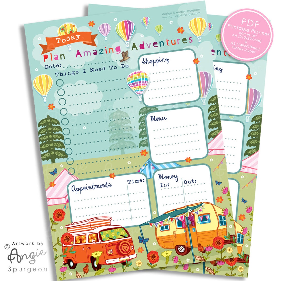 Printable Daily Planner Summer Holiday Planner Plan Amazing - Etsy