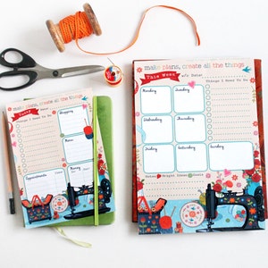 Printable Daily & Weekly Craft Planners - Etsy