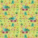 Chartreuse Gift Wrapping Paper With Bluebirds and Spring Flowers - Etsy