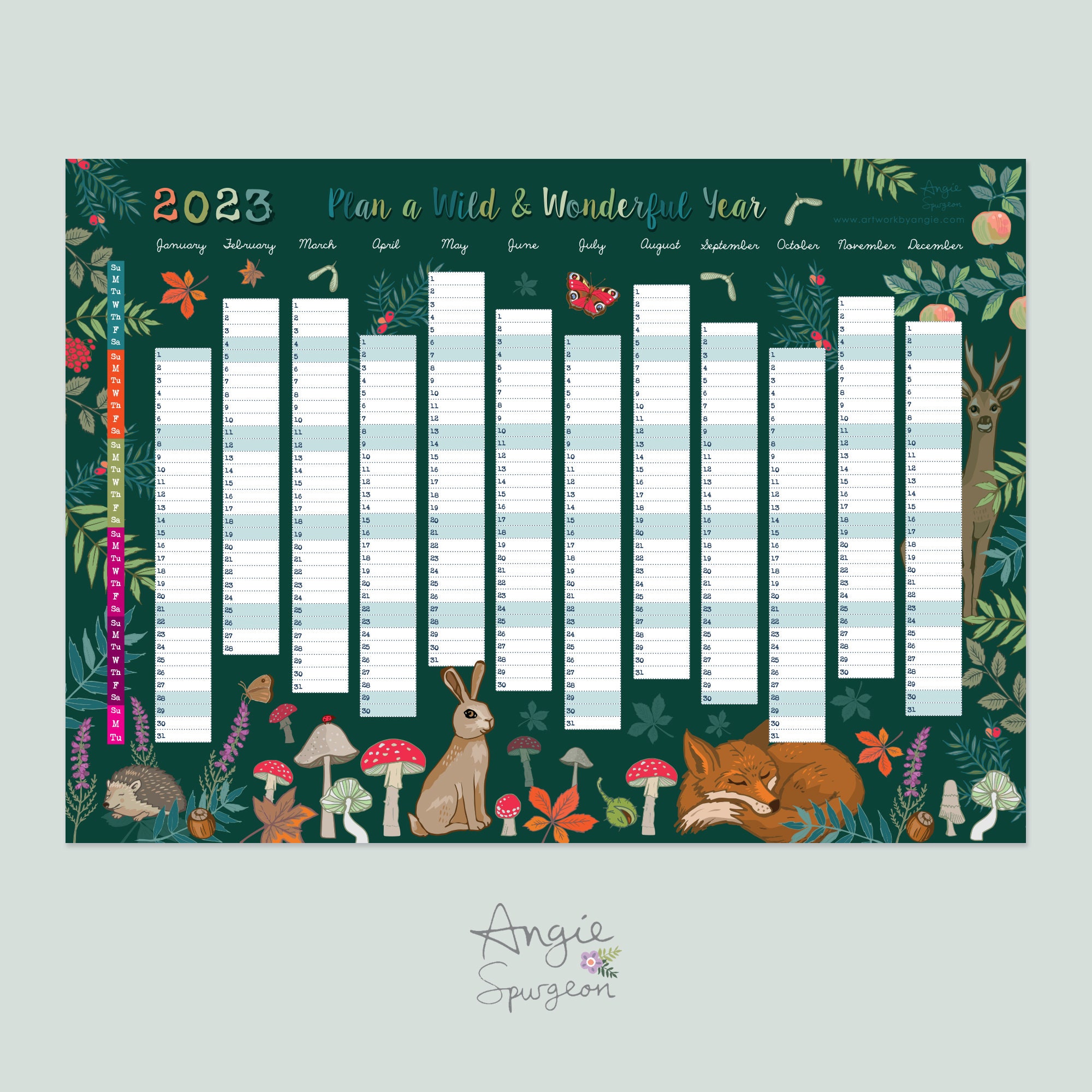 Paper & Party Supplies Paper Calendars & Planners 2022 Wall Planner ...