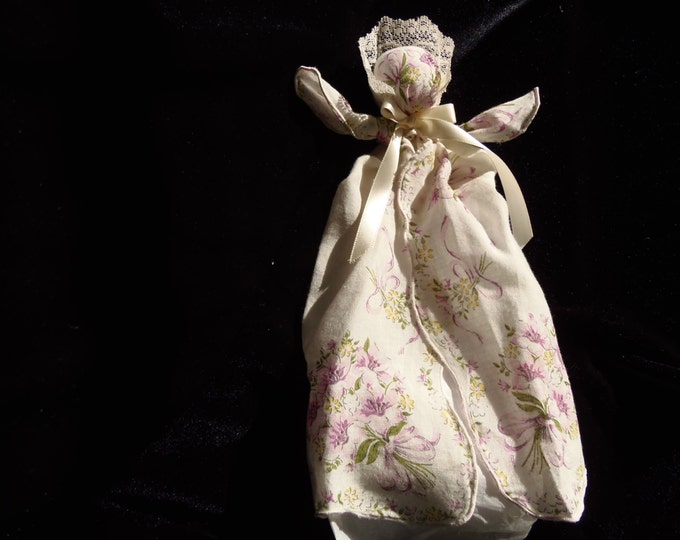 Pew Baby Church Pew Doll Handkerchief Doll Civil War Doll Made From a ...