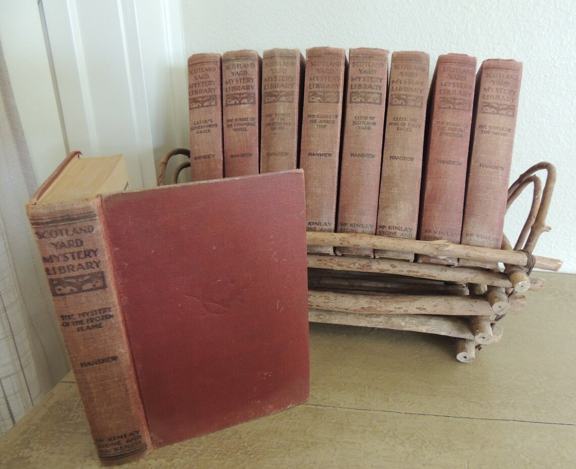 SCOTLAND YARD MYSTERY Library Nine 9 Vols. Early 1900s | Etsy