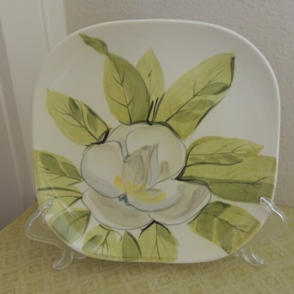 Magnolia Plate - Etsy