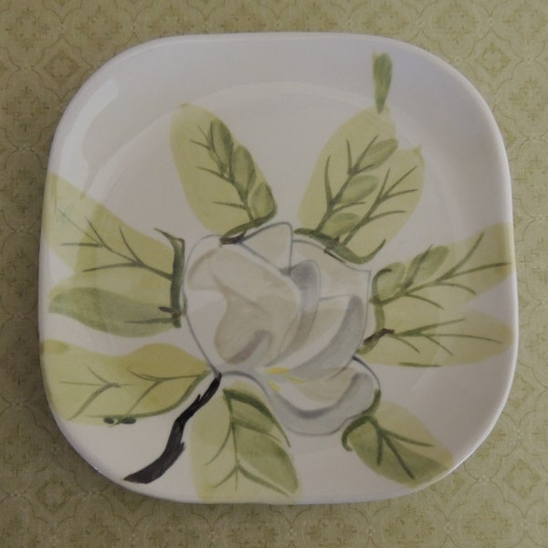 Magnolia Plate - Etsy