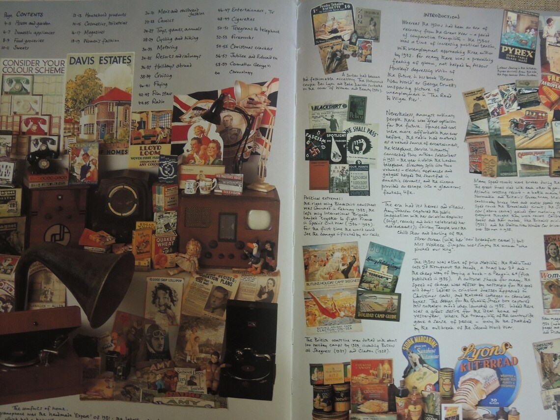 1930s SCRAPBOOK Ephemera Collection Compiled by Robert Opie, London ...