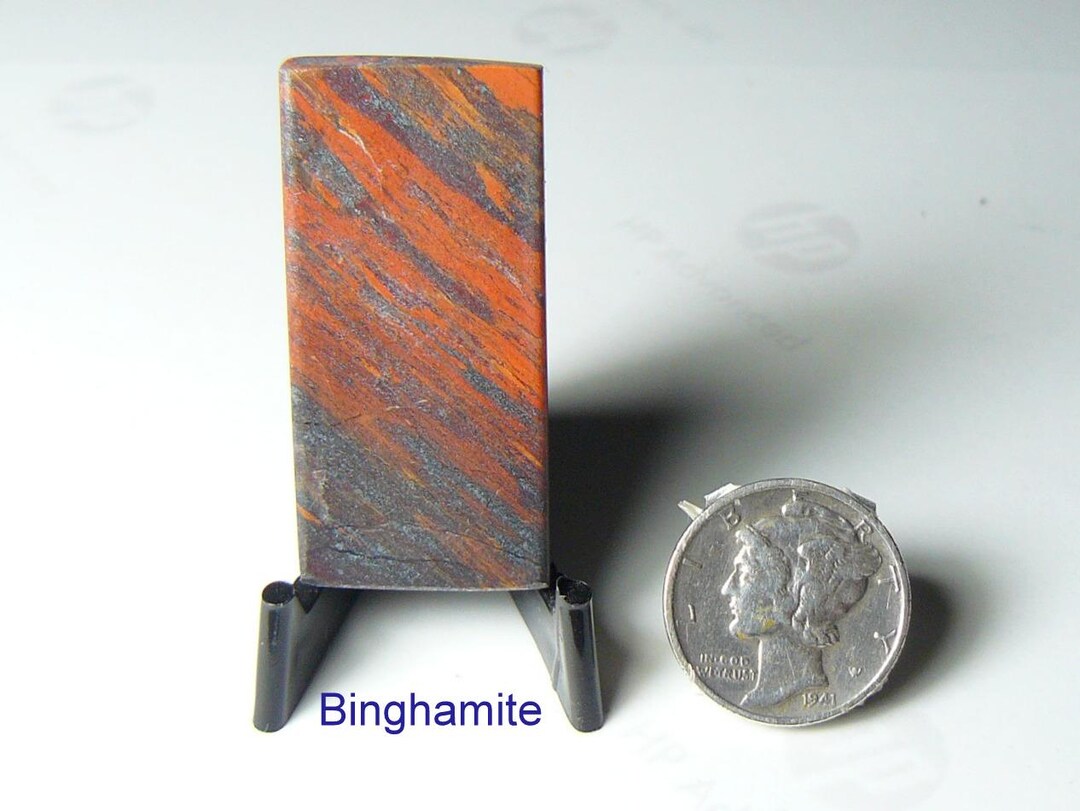 Lapidary Slab Binghamite, Preformed Sanded and Shaped, Ready to Finish ...