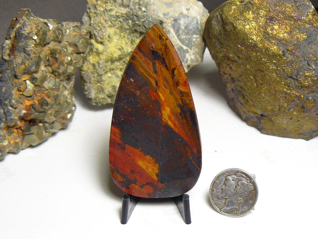 Rare Lapidary Preformed Cabochon Slab, Rare Binghamite, Sanded and ...