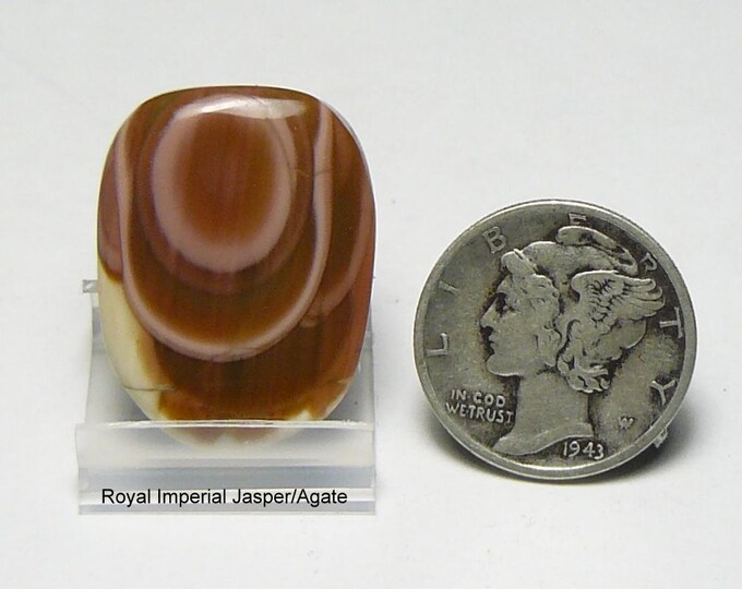 Royal Imperial Jasper Agate Slab, Mirror Finish, Natural, Brown and ...