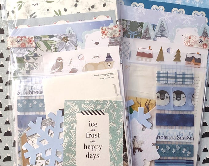 Winter Themed Stationery Grab Bag | Snail Mail - Etsy