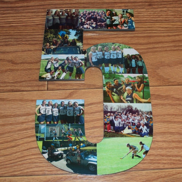 Number Photo Collage - Etsy
