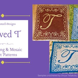 Beloved T Crochet Pattern: Interlocking & Mosaic Techniques Plus Left ...