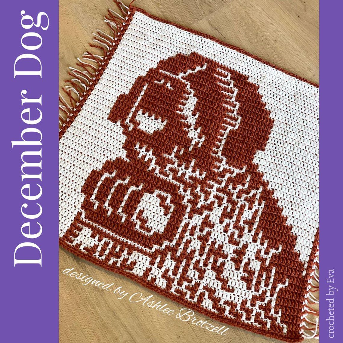 December Dog (st. Bernard) Crochet Pattern: Mosaic & Interlocking ...