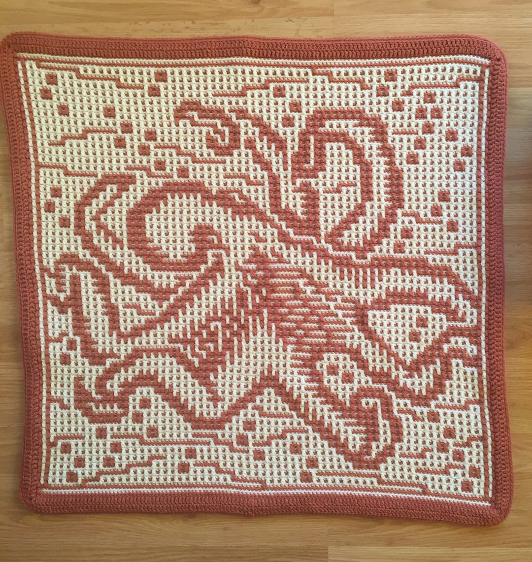 Crochet Pattern: One Octopus - Interlocking (locked Filet Mesh / LFM ...