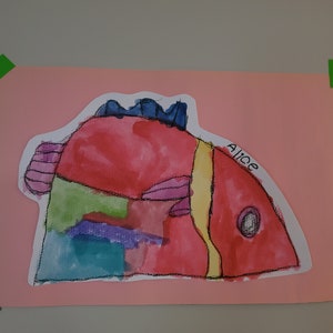 Crochet Pattern: Baby Fish - Interlocking (locked Filet Mesh / LFM) and ...