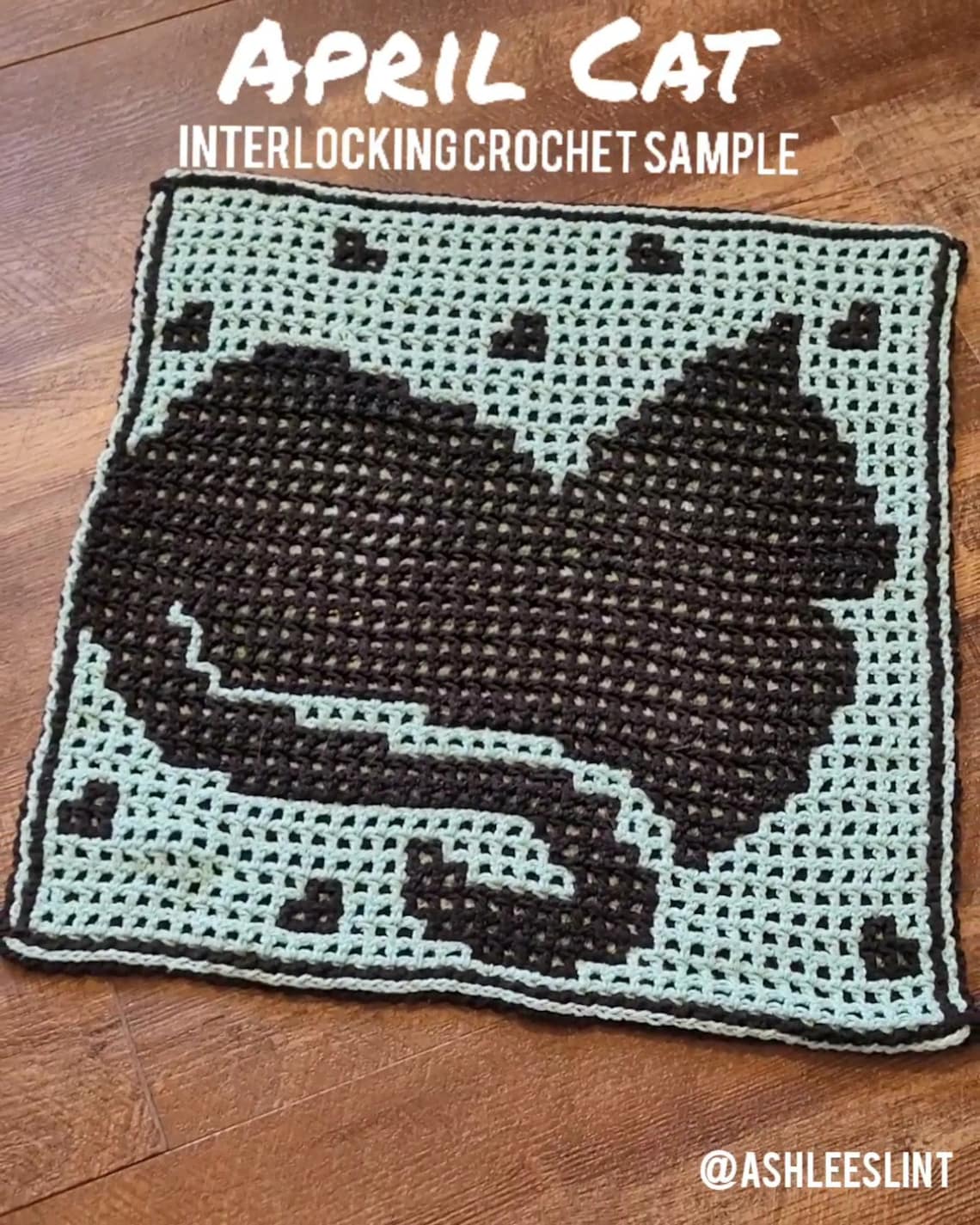 April Cat From 2022: A Year of Cats Ebook of Interlocking - Etsy