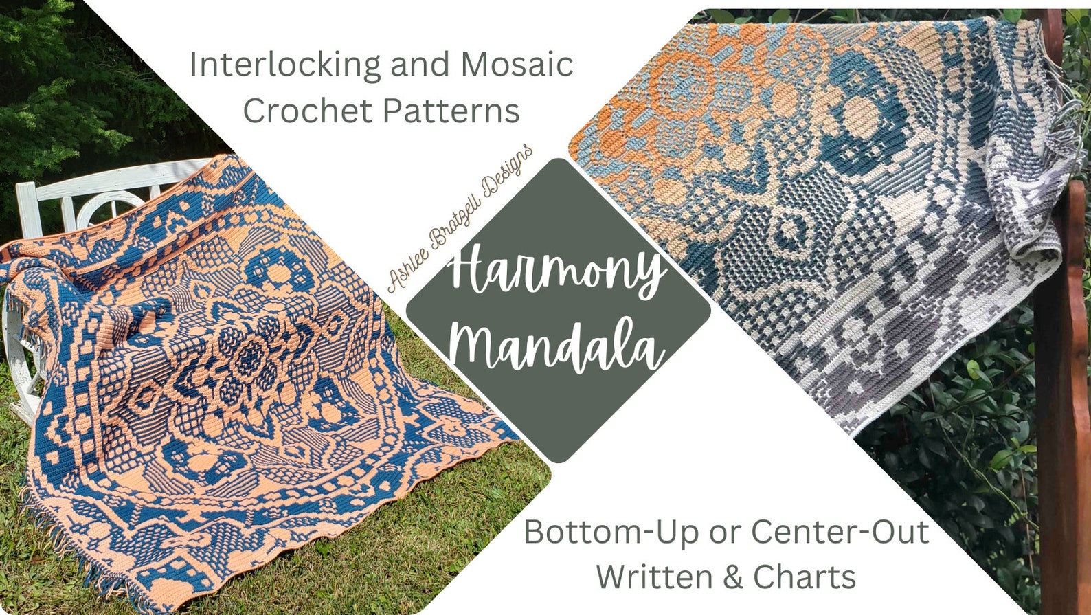 Harmony Mandala, Crochet Pattern: Interlocking & Mosaic Techniques ...
