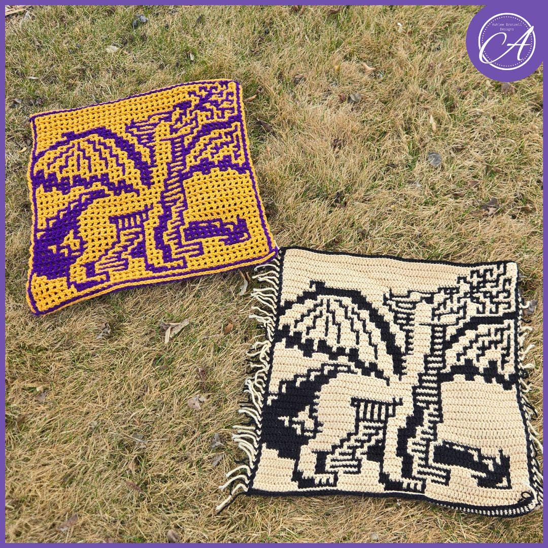May Dragon Crochet Pattern: Mosaic & Interlocking Techniques (PDF) From ...