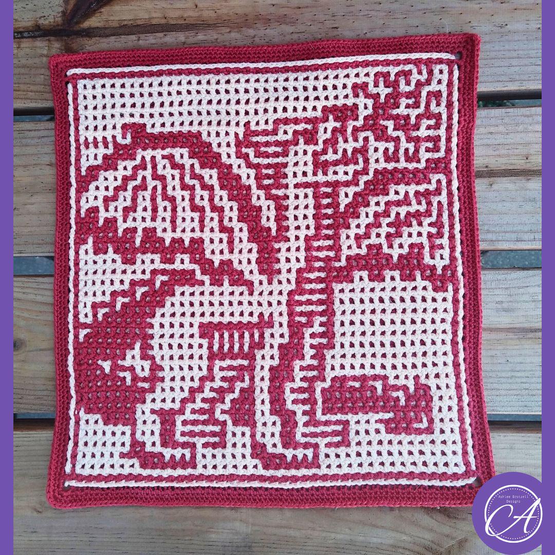 May Dragon Crochet Pattern: Mosaic & Interlocking Techniques (PDF) From ...