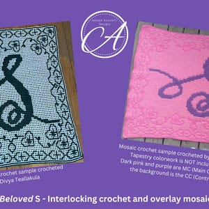 Beloved S Crochet Pattern: Interlocking & Mosaic Techniques Plus Left ...