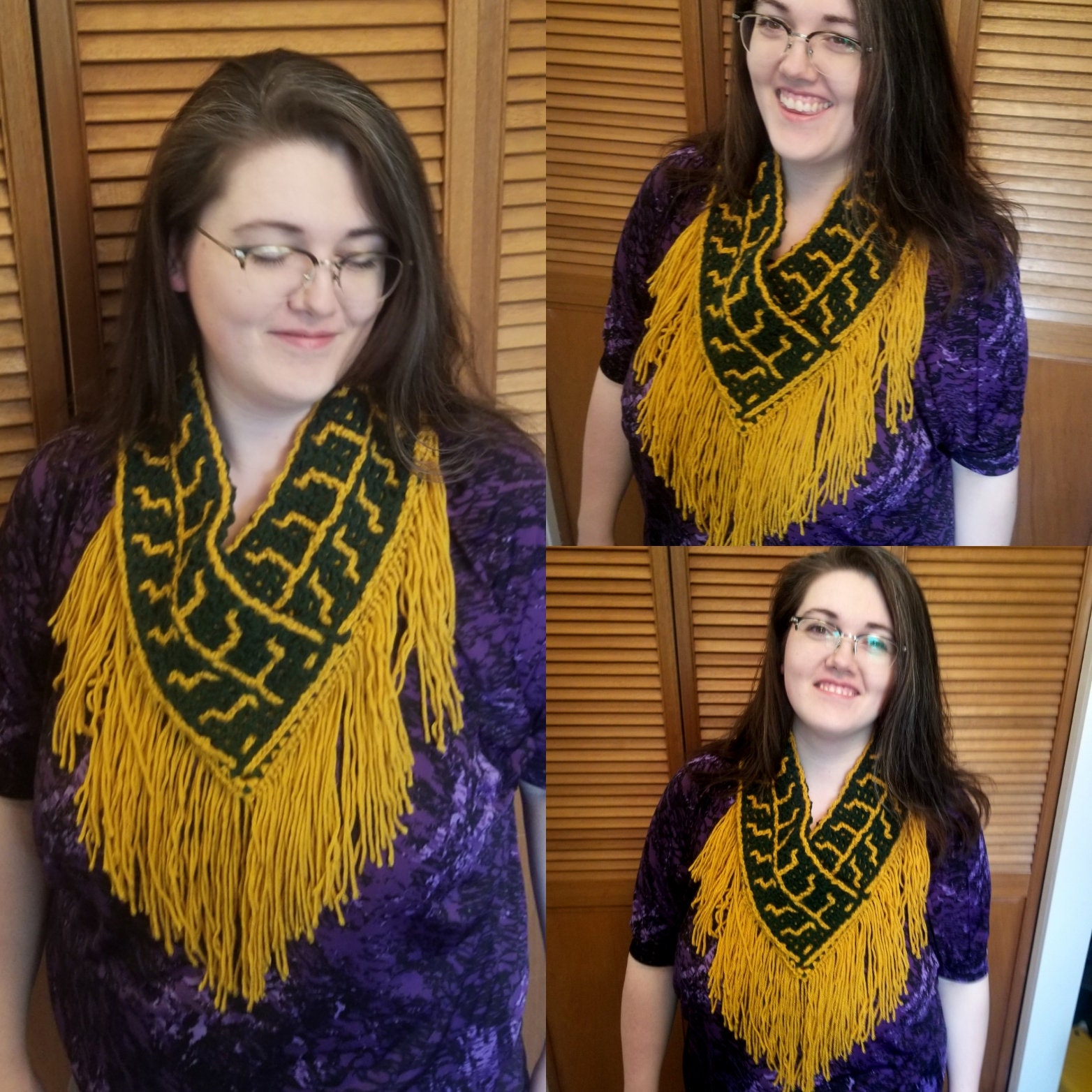 2020 Father's Day CAL Scarves as Panels in Throw Blanket | Etsy