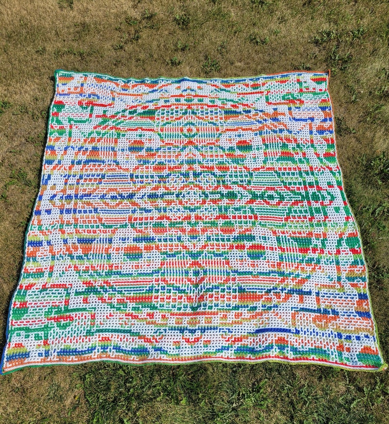 Harmony Mandala Center-out or Bottom-up for Interlocking or - Etsy