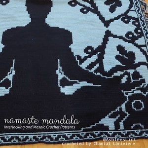 Namaste Mandala Crochet Pattern: Interlocking & Mosaic Techniques (PDF ...