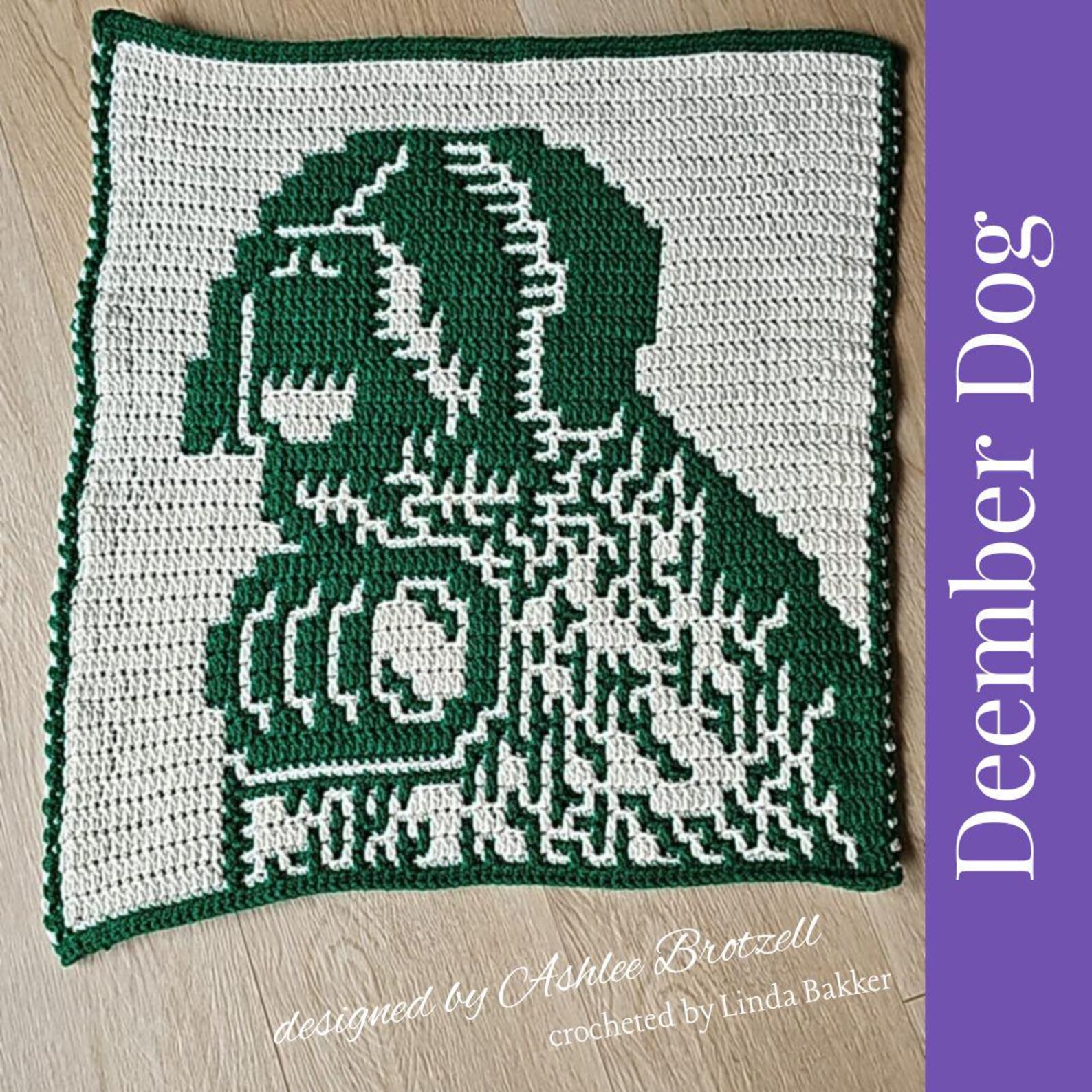 December Dog (st. Bernard) Crochet Pattern: Mosaic & Interlocking ...