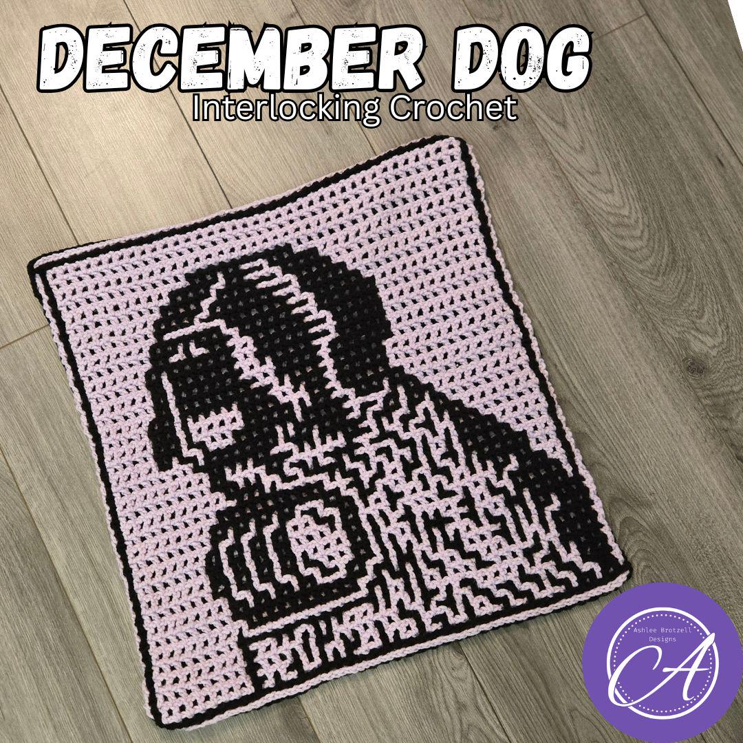 December Dog (st. Bernard) Crochet Pattern: Mosaic & Interlocking ...