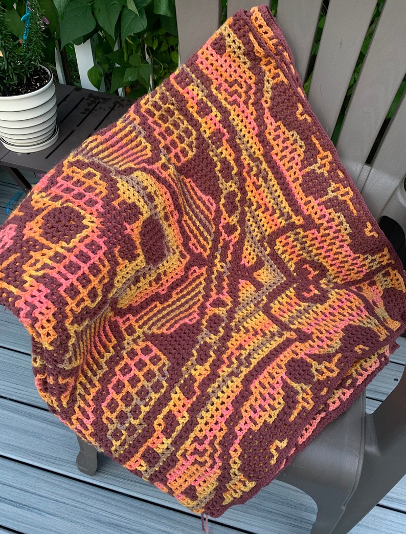 Harmony Mandala Center-out or Bottom-up for Interlocking or - Etsy