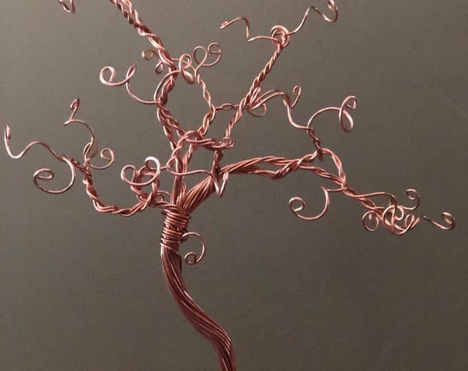 Copper Wire Tree. Made to Order Wire Art. Metal Art. Copper Wire ...