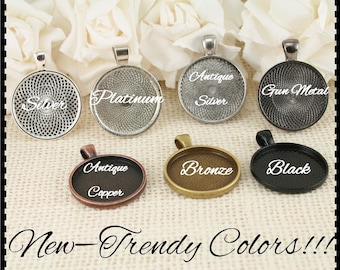 10 Complete Pendant KITS-38mm 1.5'' Round Pendant | Etsy