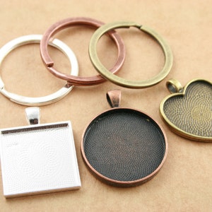 1000 Extra Large Split Rings for Key Ring and Key Chains Round, Heavy ...