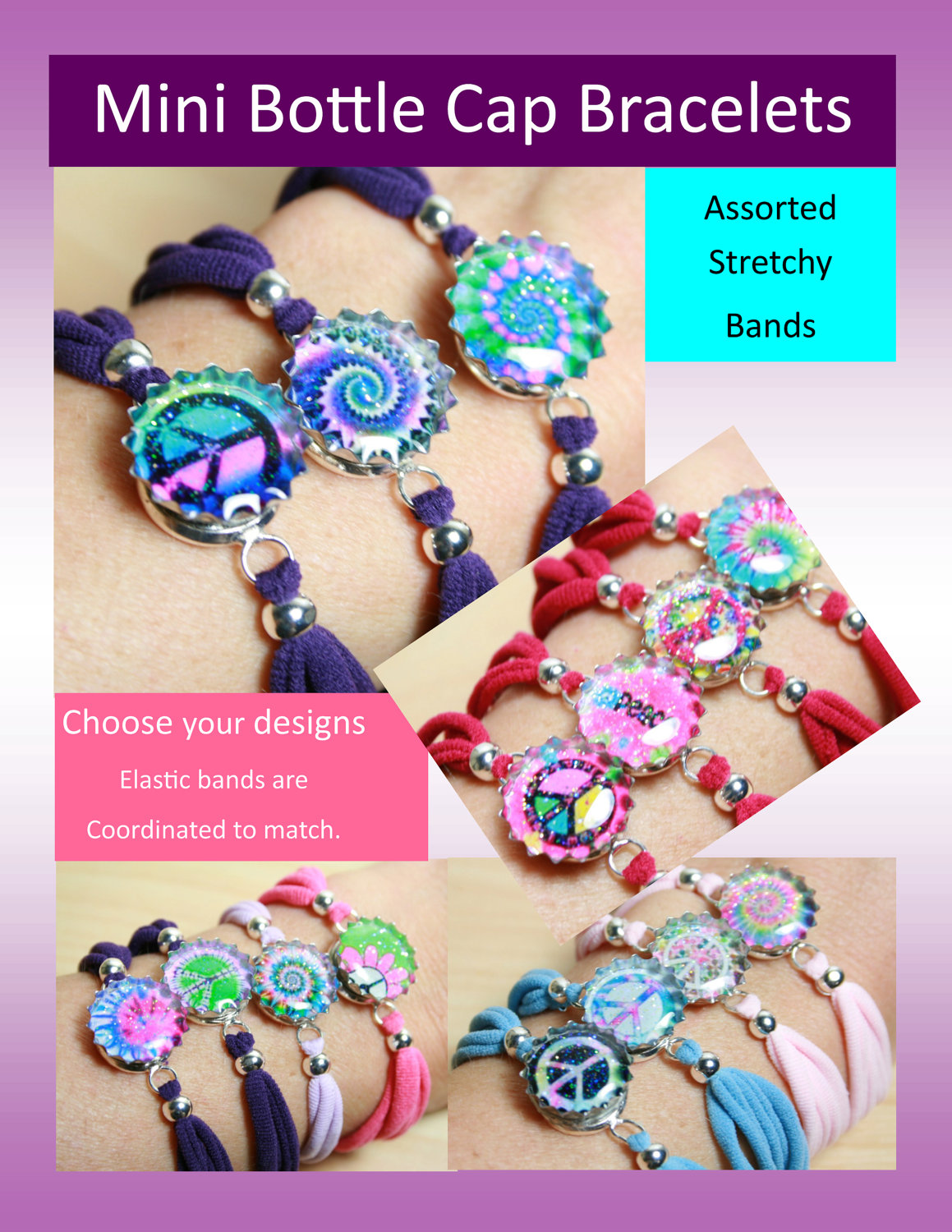 25 Mini Bottle Cap Fluted Bezel Cabochon Blanks 1/2 Inch - Etsy