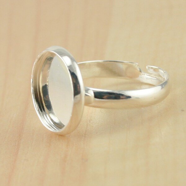 Bezel Set Ring - Etsy