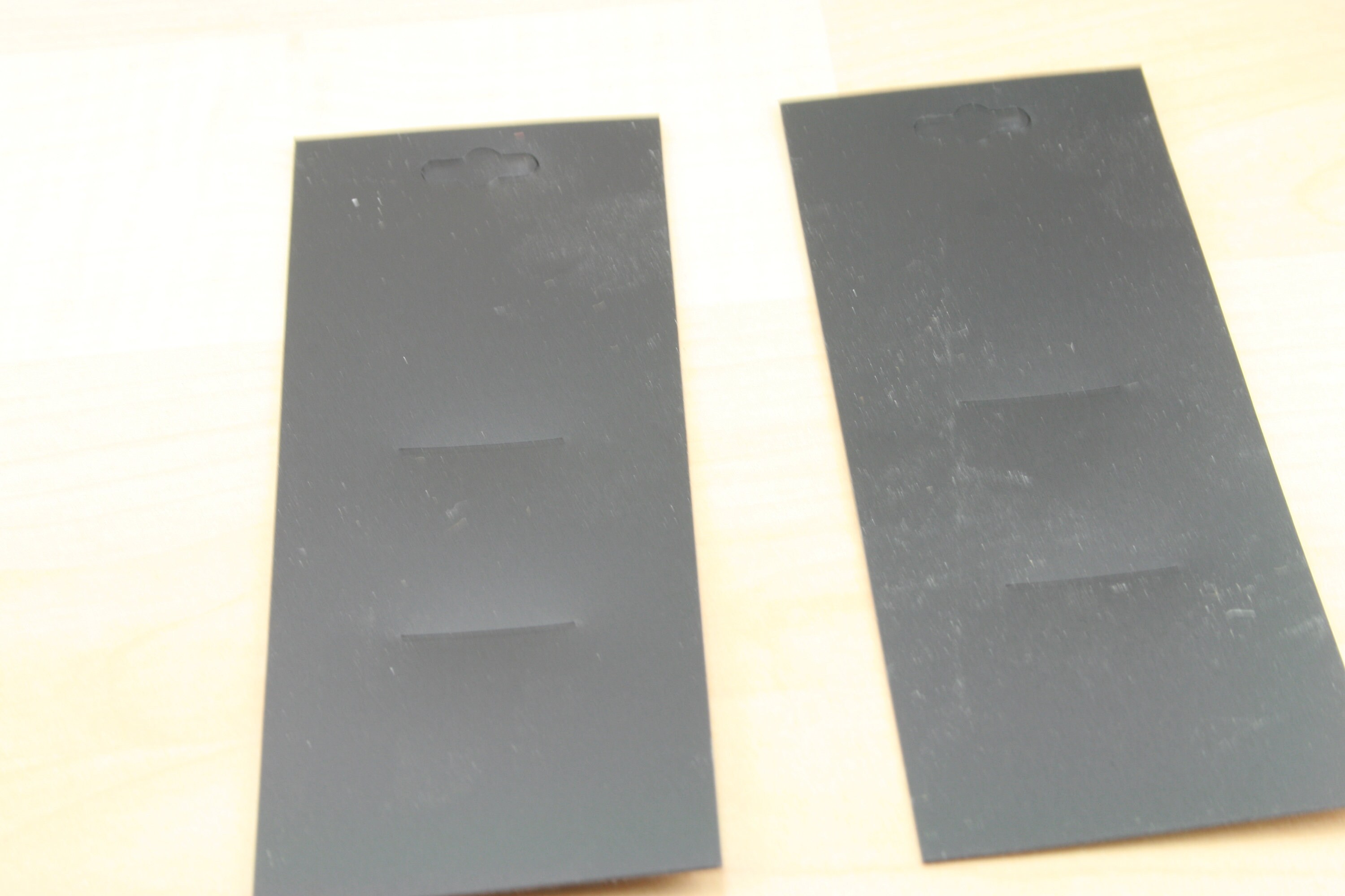 Blank Black Display Cards for Bookmarks Book Mark Hang Card. - Etsy