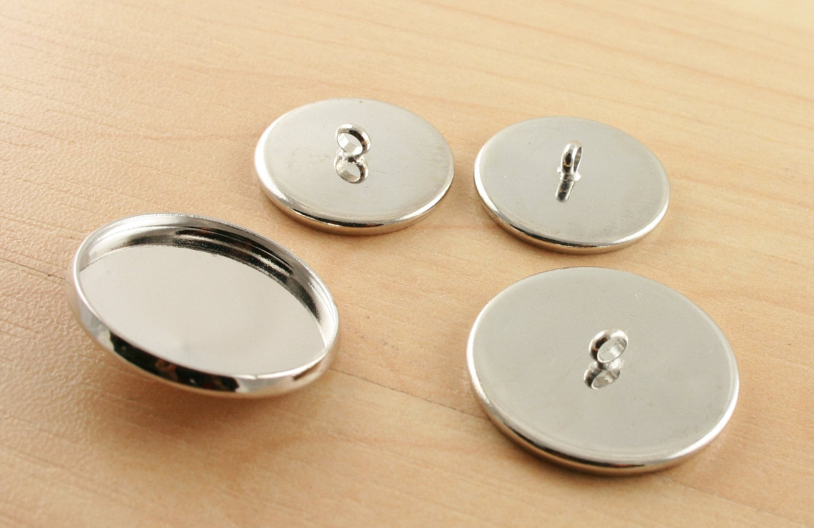 20mm SEW on BUTTON Bezel Blanks (10), SEALS (10 or 20), Glass (10 ...