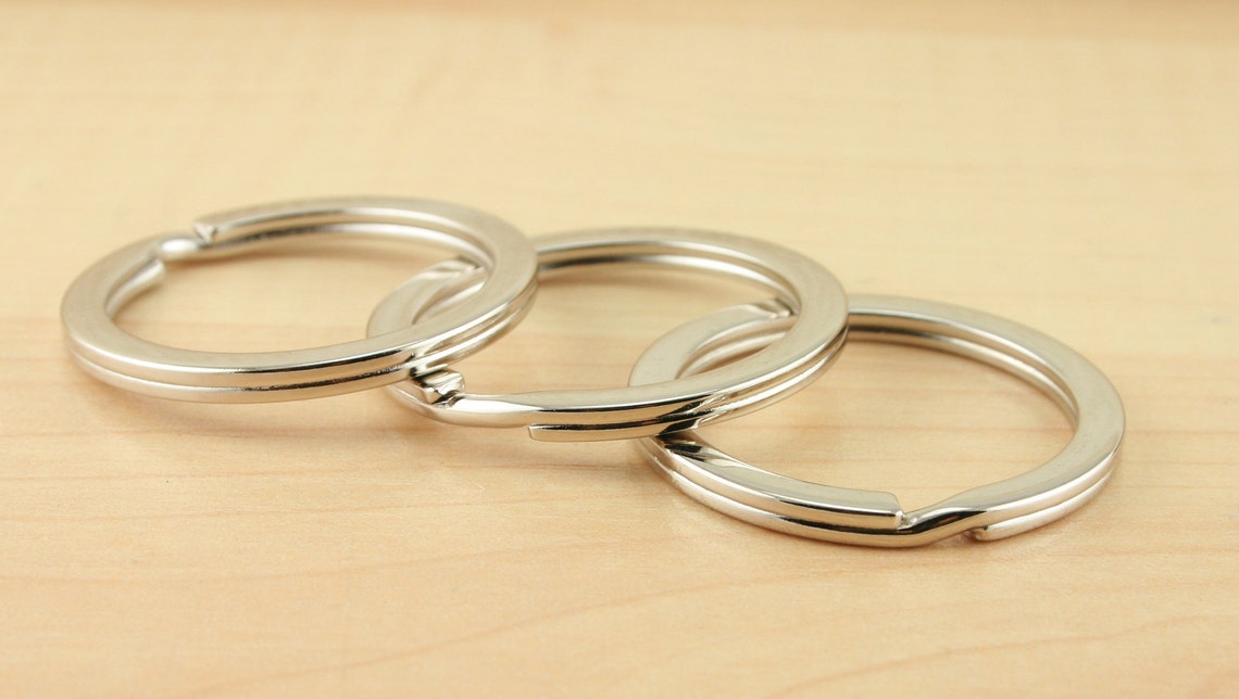 100 -sturdy Split Rings for Key Ring, Zipper Pulls, Dog Tags and Key ...