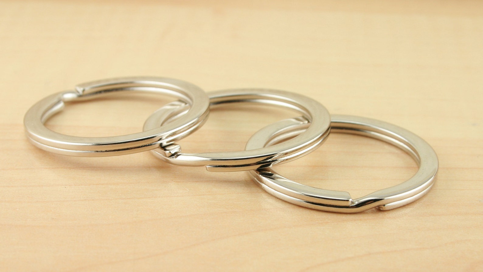 100 -sturdy Split Rings for Key Ring, Zipper Pulls, Dog Tags and Key ...