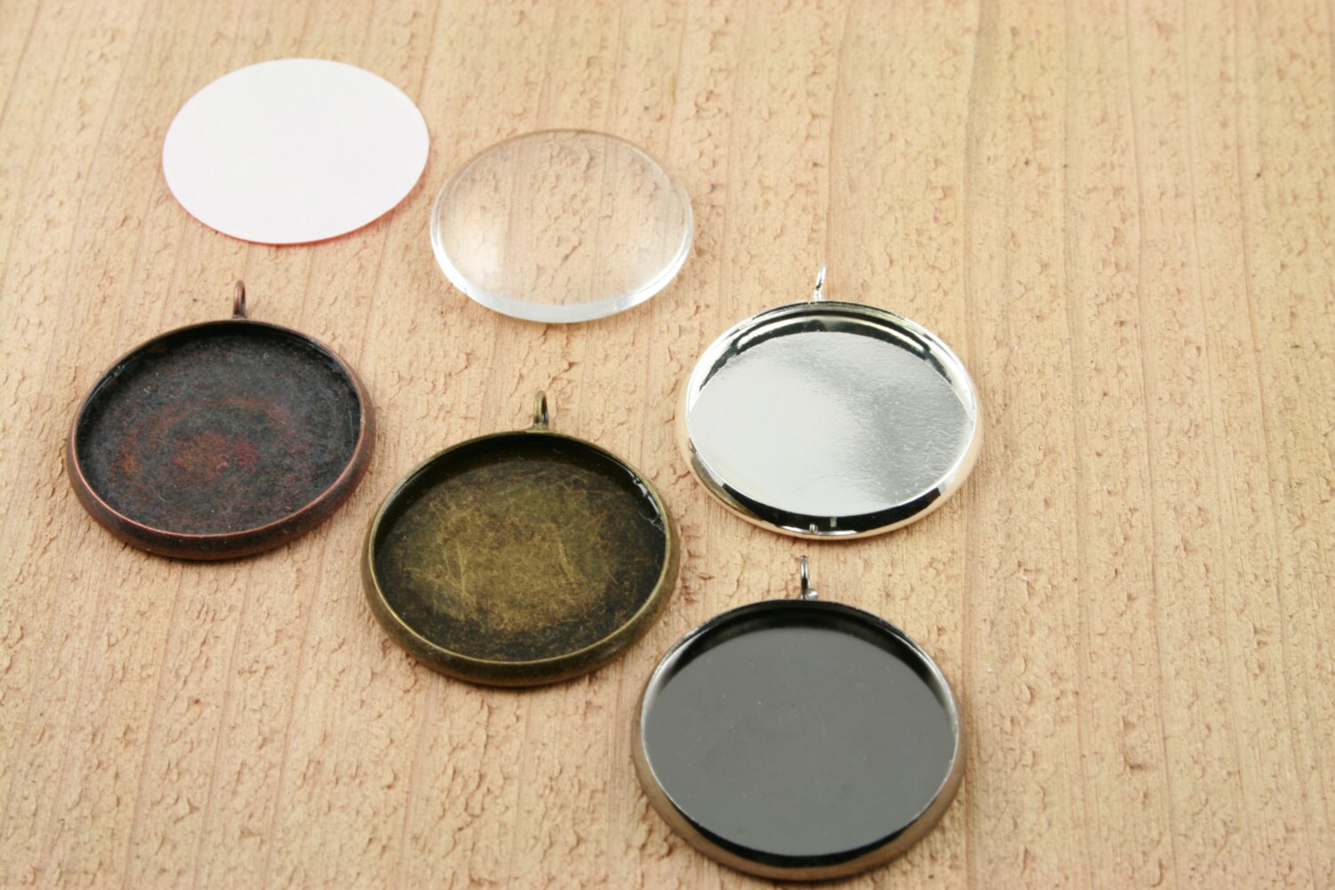 10 Recessed Pendant Tray Charms 25mm PENDANT Style Earring - Etsy