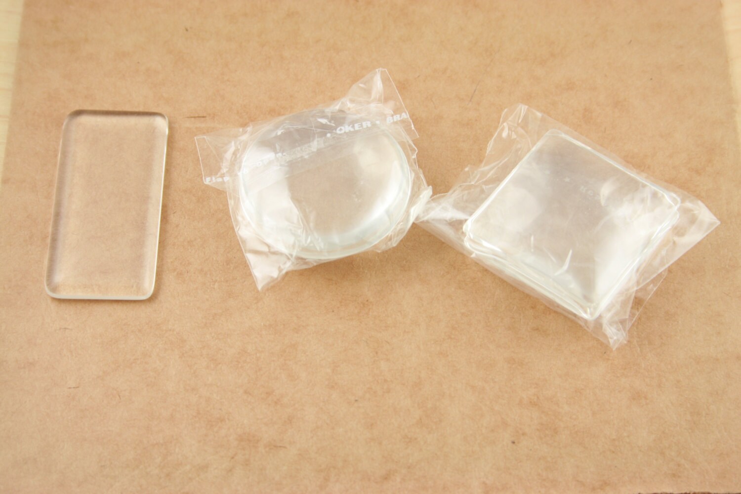 10 Jumbo Glass Pcs. Choose 35mm SQUARE or 38mm ROUND, 30x40 Oval Glass ...