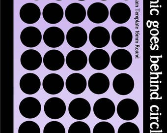 16mm Circle Template - Etsy