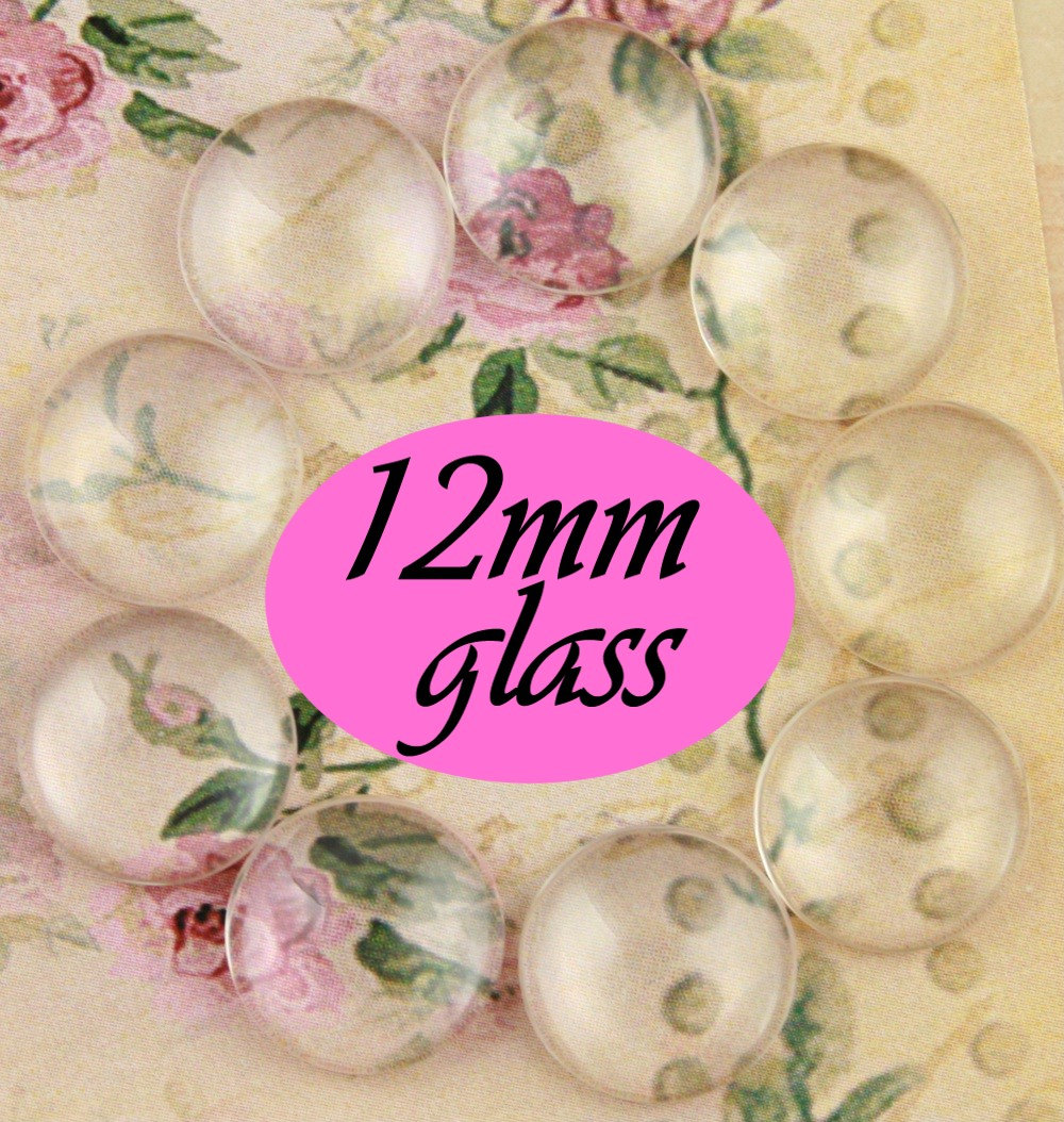 12mm Glass Domes 12mm Craft Glass Domes 12mm Glass | Etsy