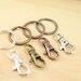 5 Key Ring Making DIY Kit. XL Split Ring 5 Standard Swivel - Etsy